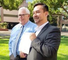 Hugh Nguyen and his father