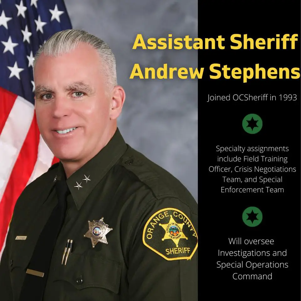 The OC Sheriff promoted two Assistant Sheriffs - New Santa Ana