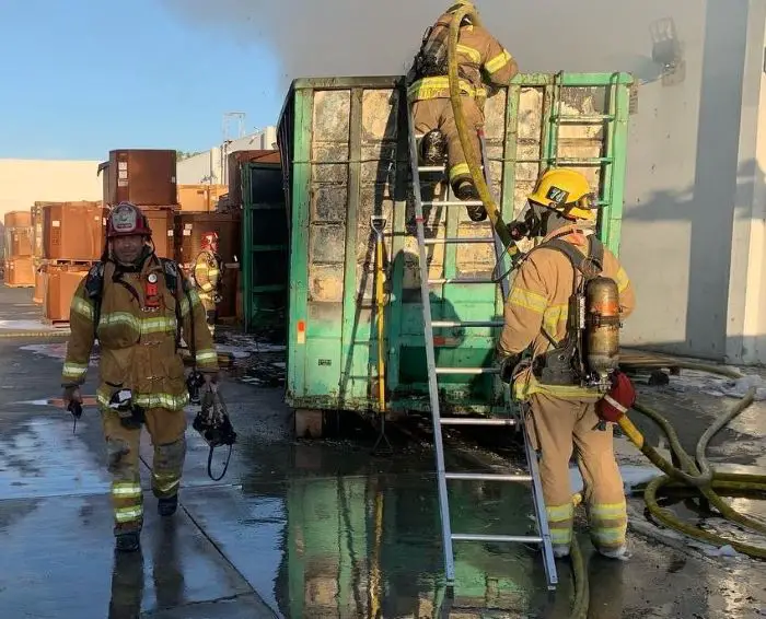 OCFA Firefighters, including Battalion 9, Engines 74 and 79, & Truck 76 ...