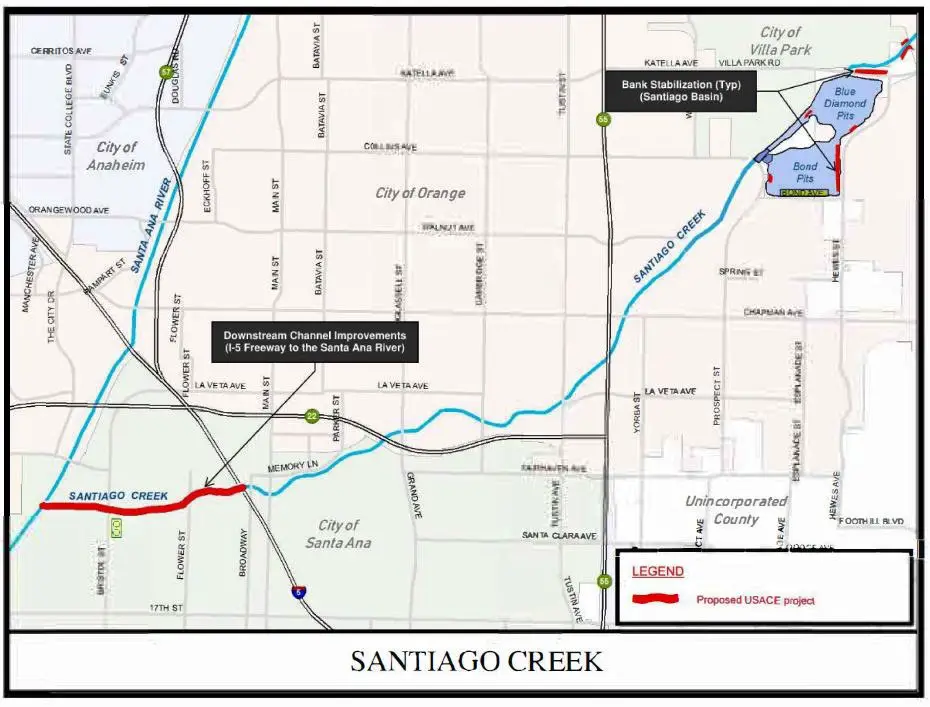 Santiago Creek Flood Control Project Town Hall meeting set for May 3 in ...