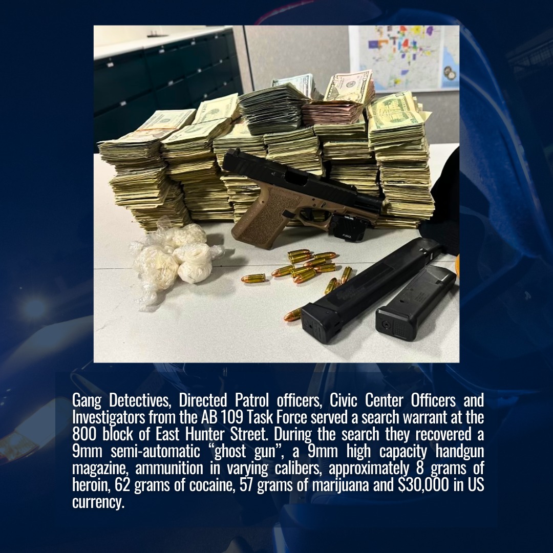 More guns, drugs and cash seized by the SAPD in early July - New Santa Ana