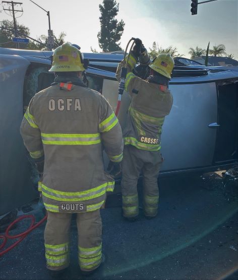 OCFA firefighters rescued two trapped car crash victims in Garden Grove ...