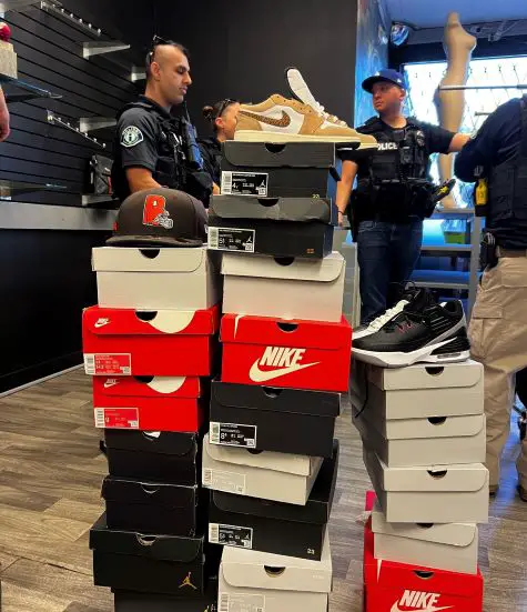 Man arrested for selling Nikes and clothes stolen during smash and grab ...