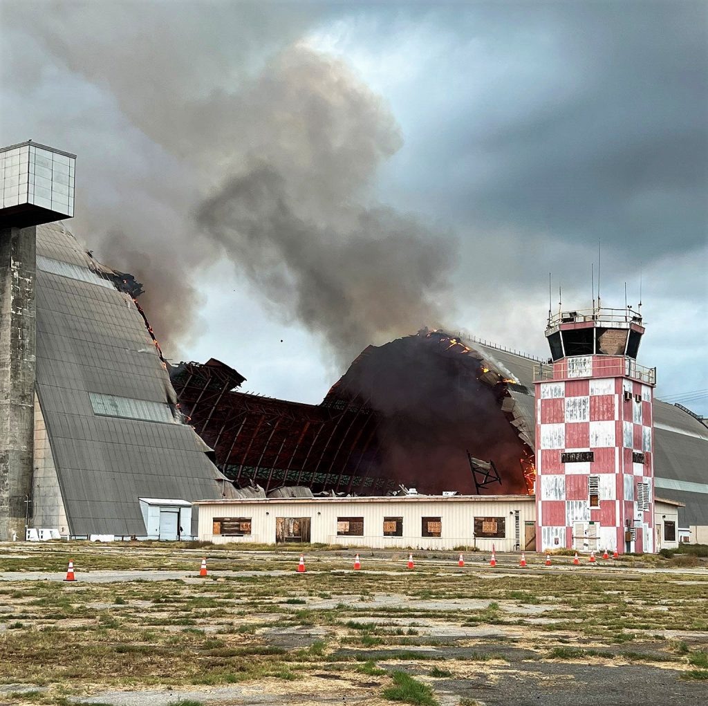 Tustin Hangar fire update - New Santa Ana
