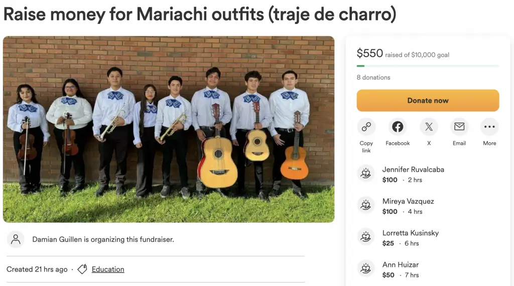 Century High School student mariachi band needs help to buy their ...