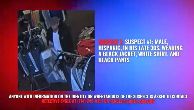 A suspect walked out of the Santa Ana Macy’s with over $1,200 worth of ...