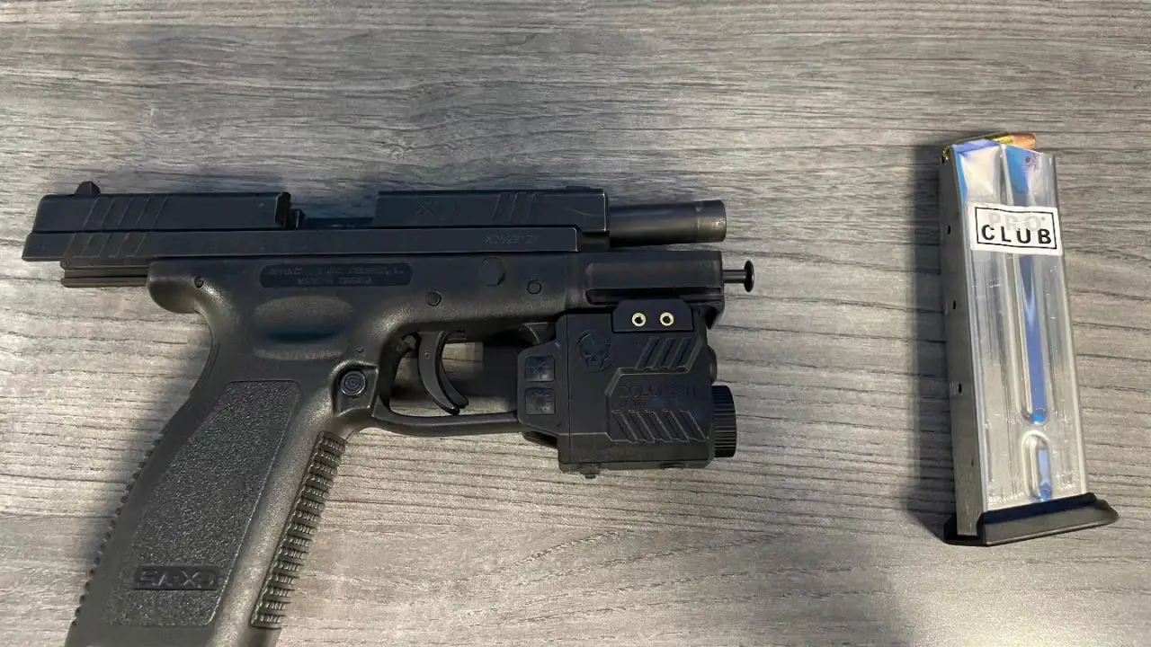 Tustin police officers arrested an armed convicted felon and his female ...