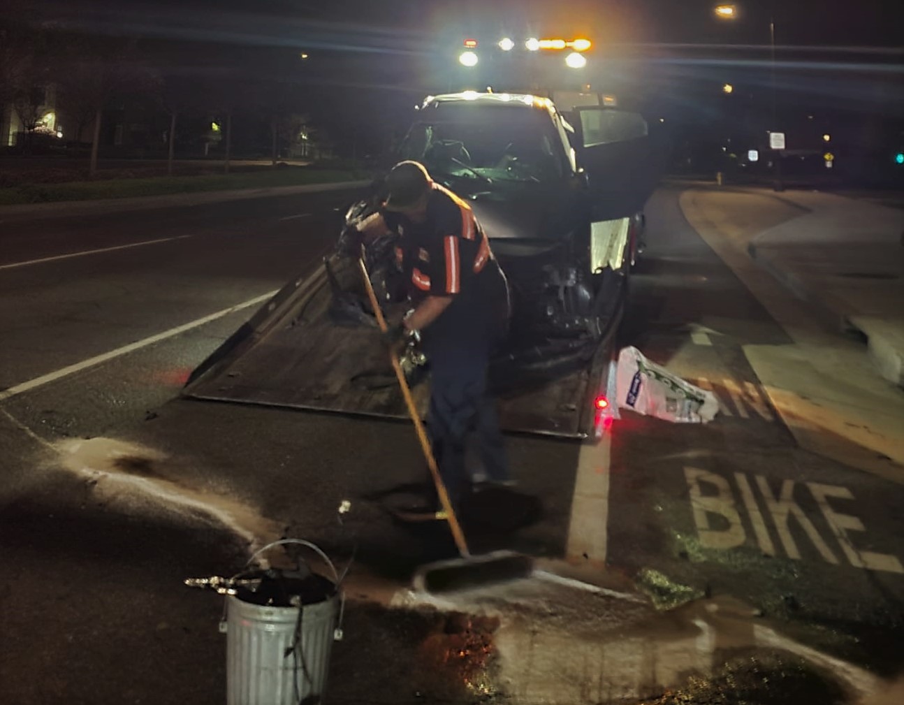 A drowsy driver crashed into a traffic signal pole in Tustin - New ...
