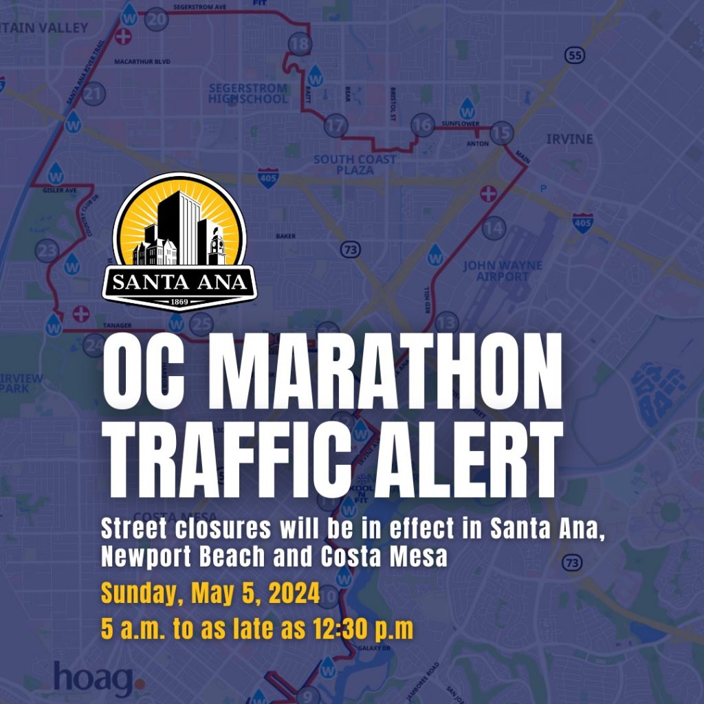 OC Marathon street closures set for this weekend - New Santa Ana