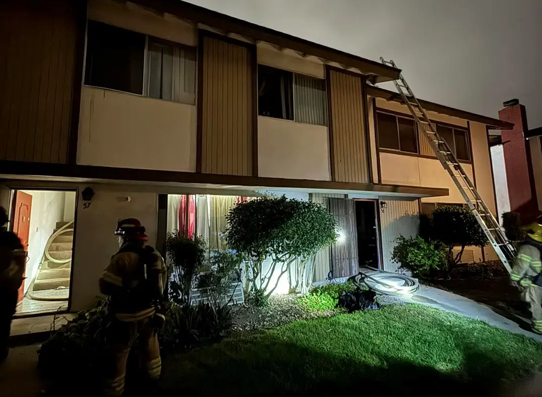 Townhouse fire in Tustin was hidden in the void space, walls and attic ...