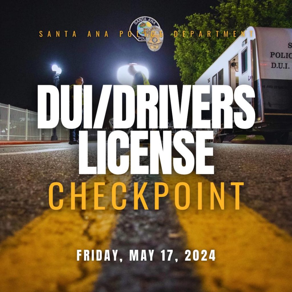 The SAPD is conducting a DUI and Driver’s License Checkpoint tonight ...