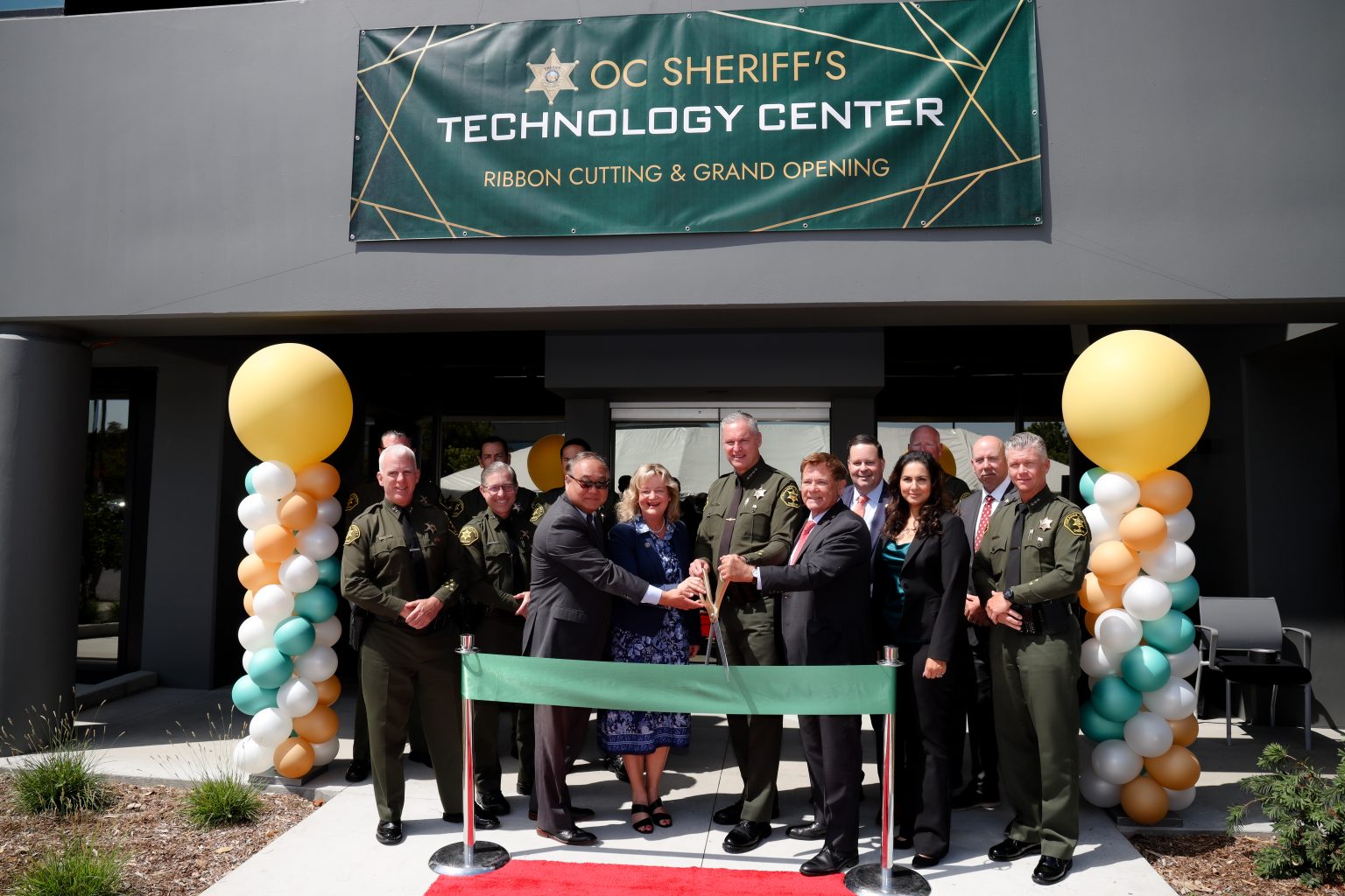 The OC Sheriff held a Technology Center grand opening and ribbon ...