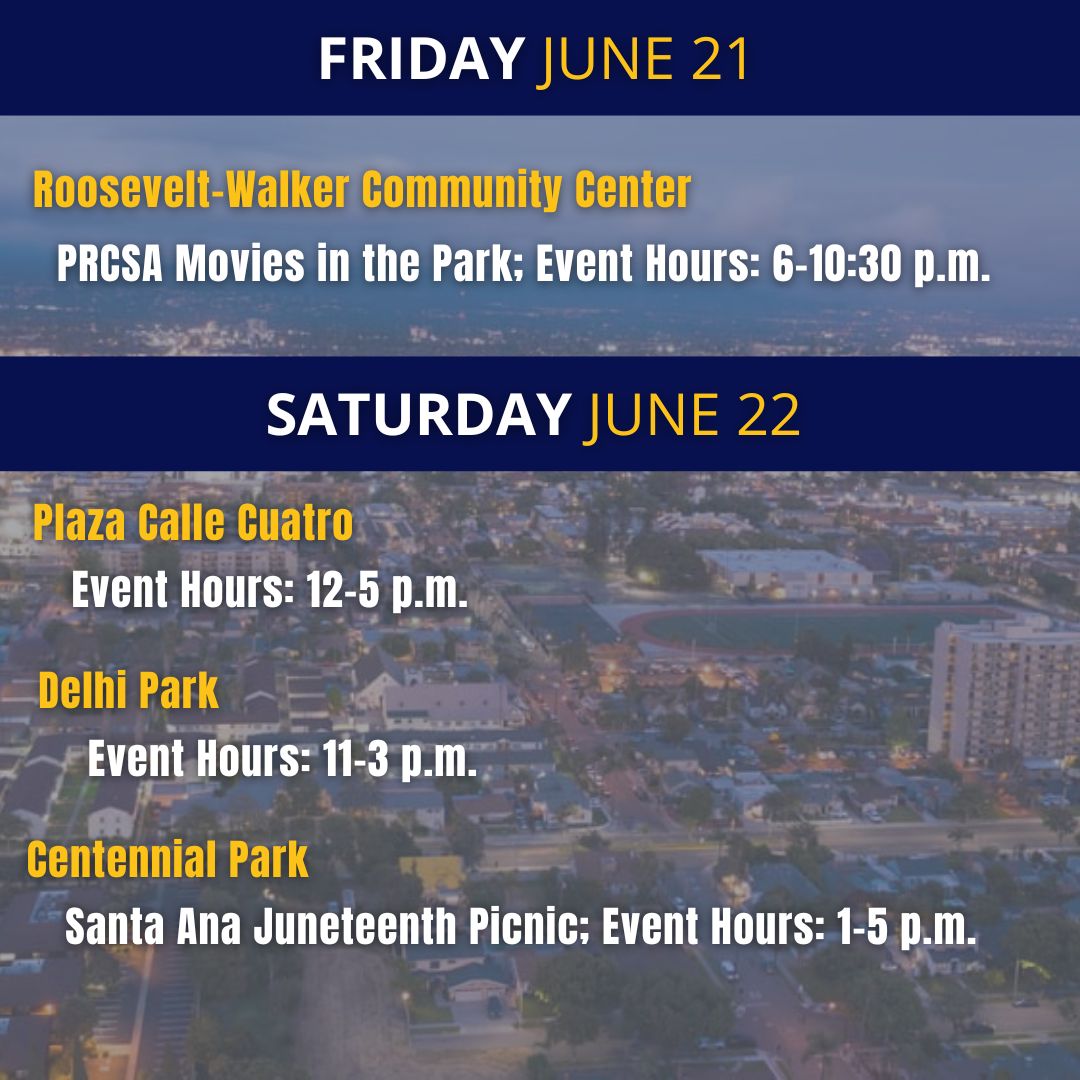 Santa Ana street closures and permitted events for June 20 to 26 - New ...