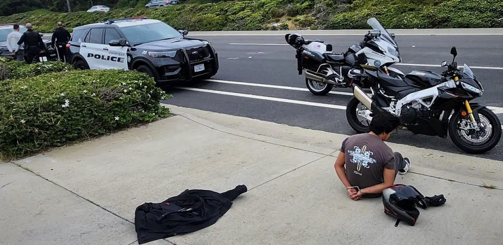 Two motorcycle riders were arrested after speeding over 120 mph in ...
