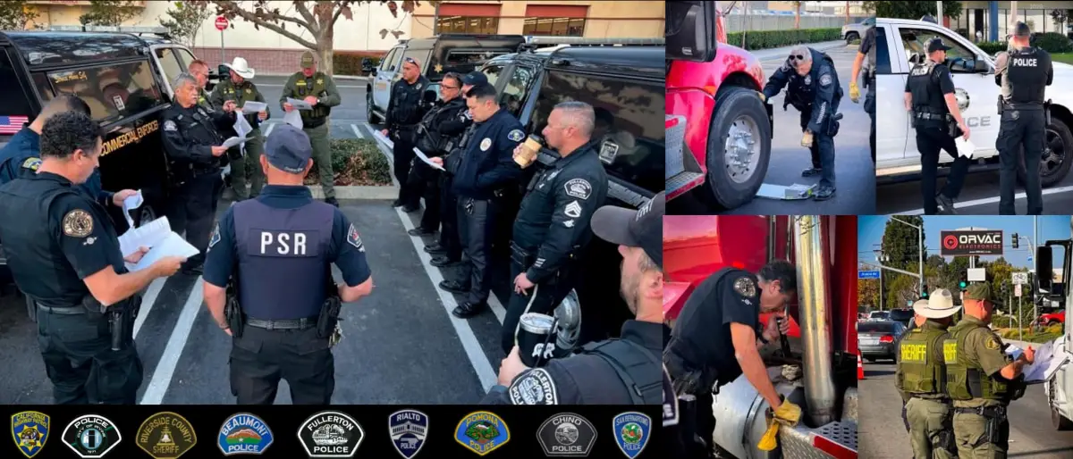 32 drivers were cited after a surprise multi-agency vehicle safety ...