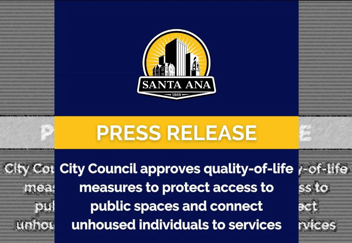 The Santa Ana City Council finally voted to stop transients from loitering and camping out in ...
