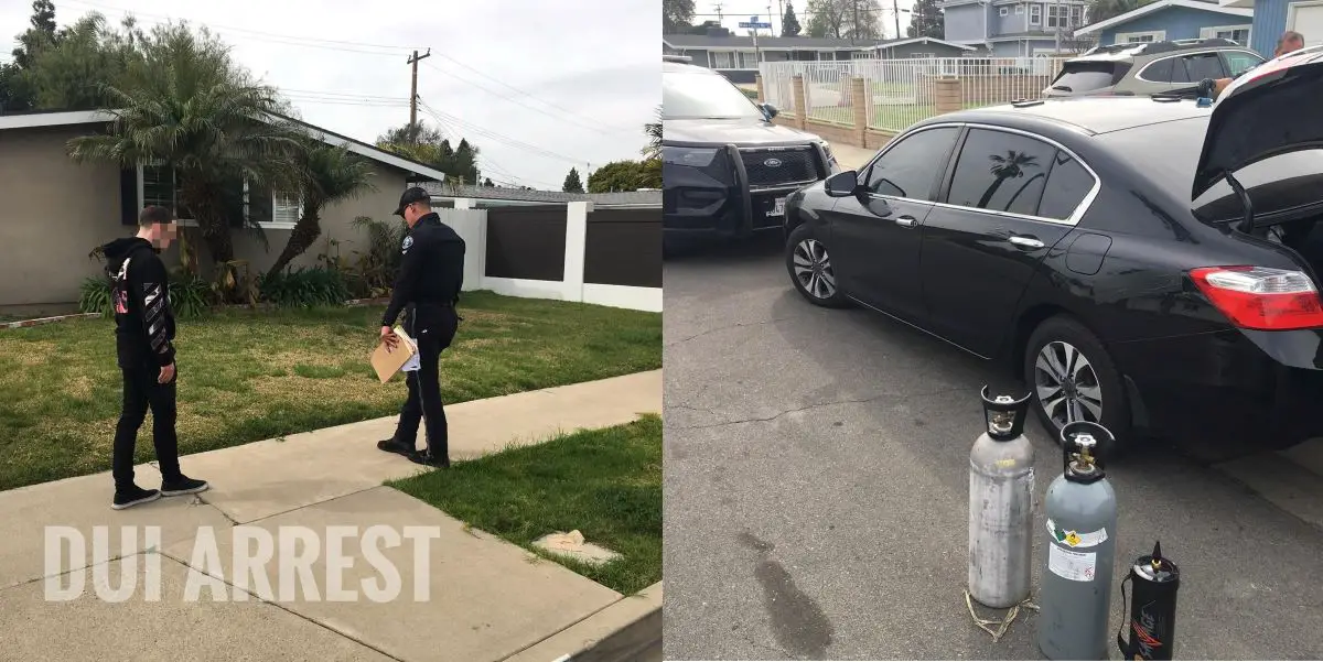 O.C. driver arrested on DUI charges after passing out while on nitroux ...