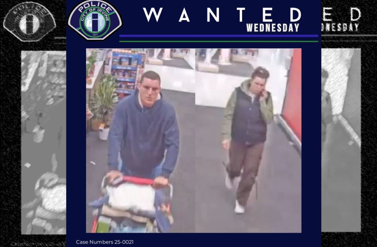 Two suspects stole from a Target store in Irvine and assaulted a ...