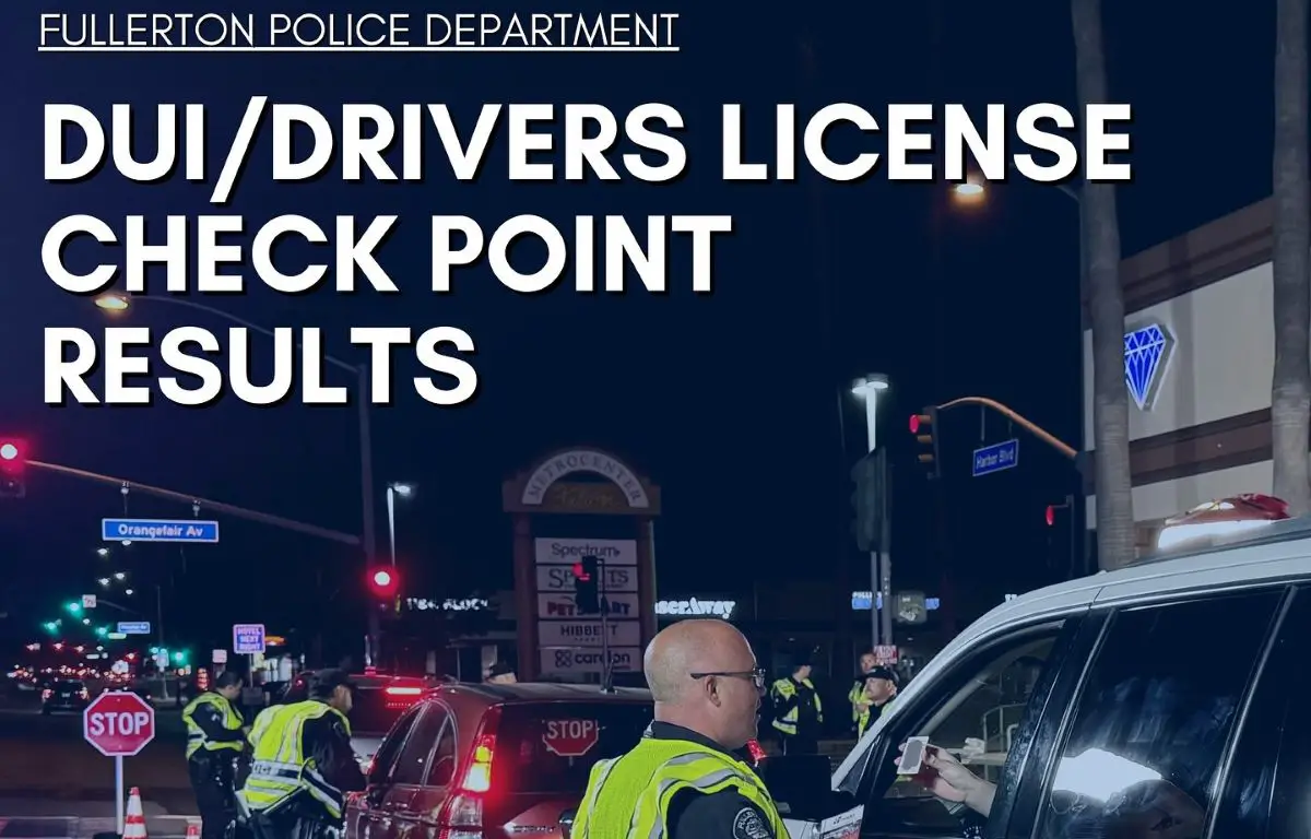 Five drivers were cited for driving without a license at a checkpoint ...