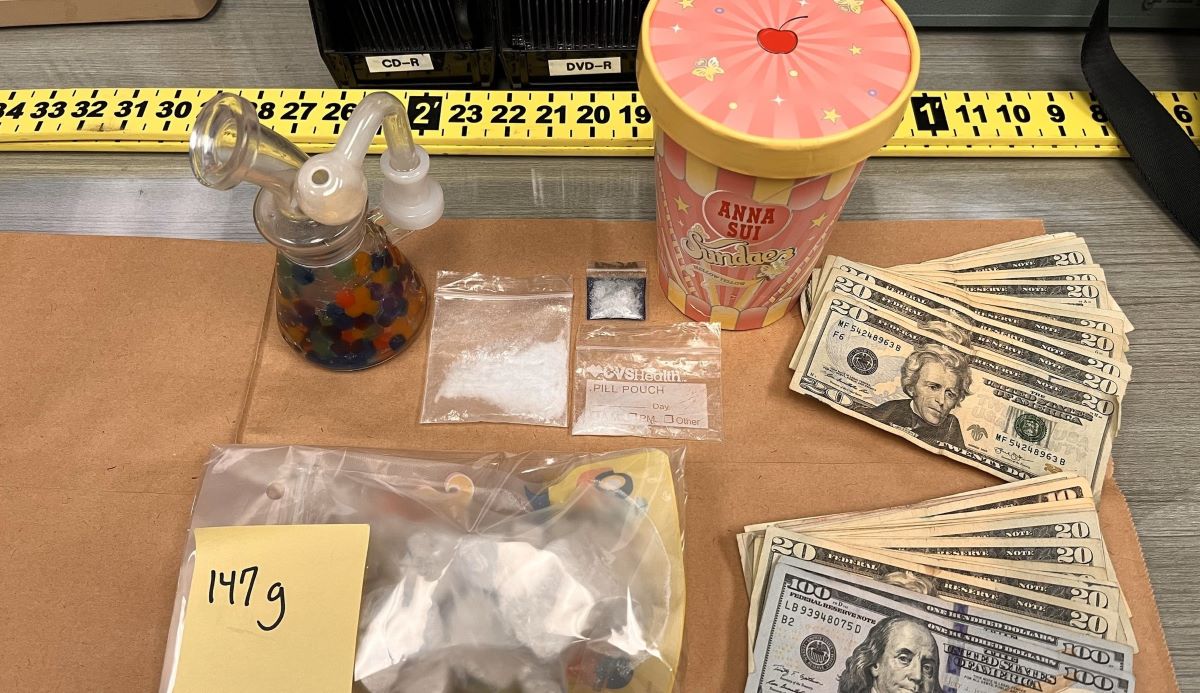 Police arrested two suspects and seized meth, fentanyl and cash in ...
