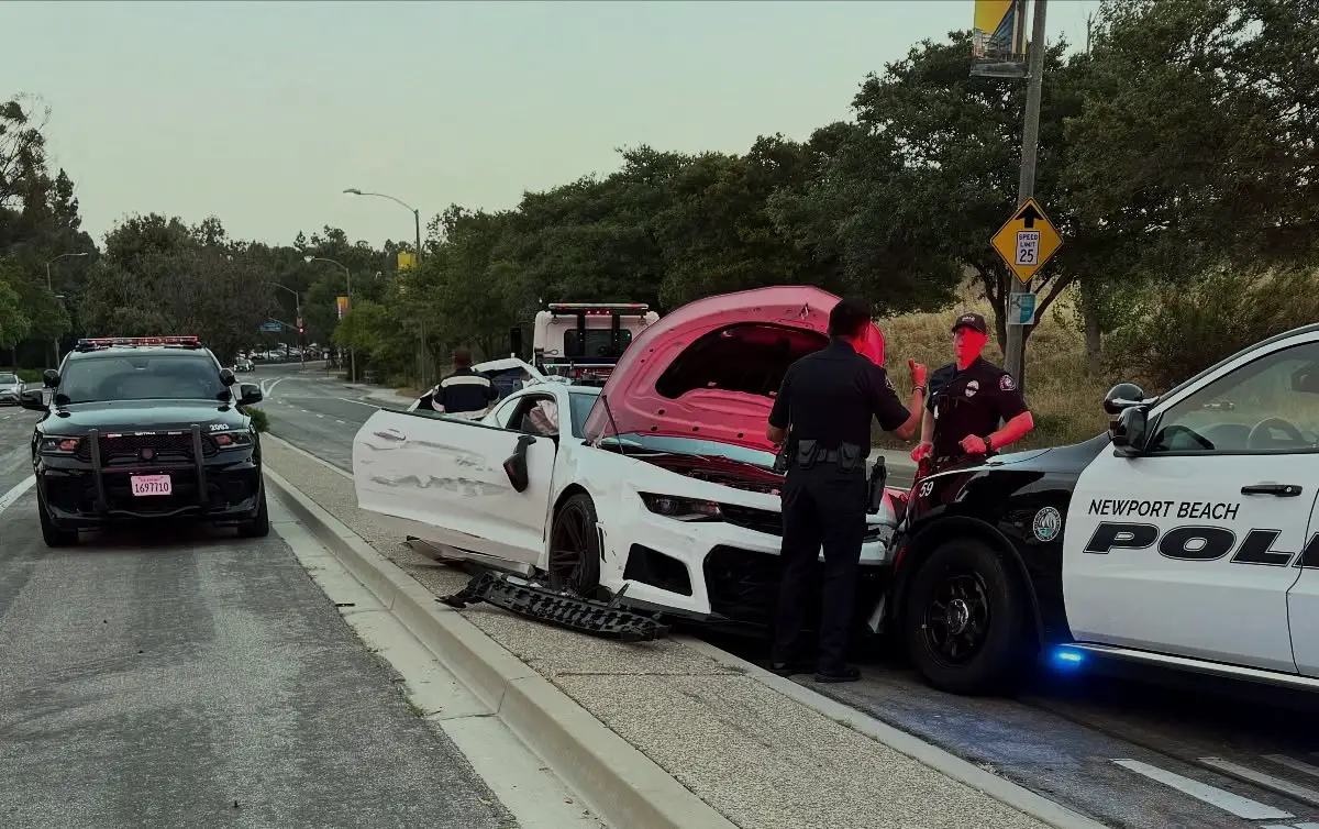 O.C. vehicle theft suspects arrested after a dangerous high speed police pursuit - New Santa Ana