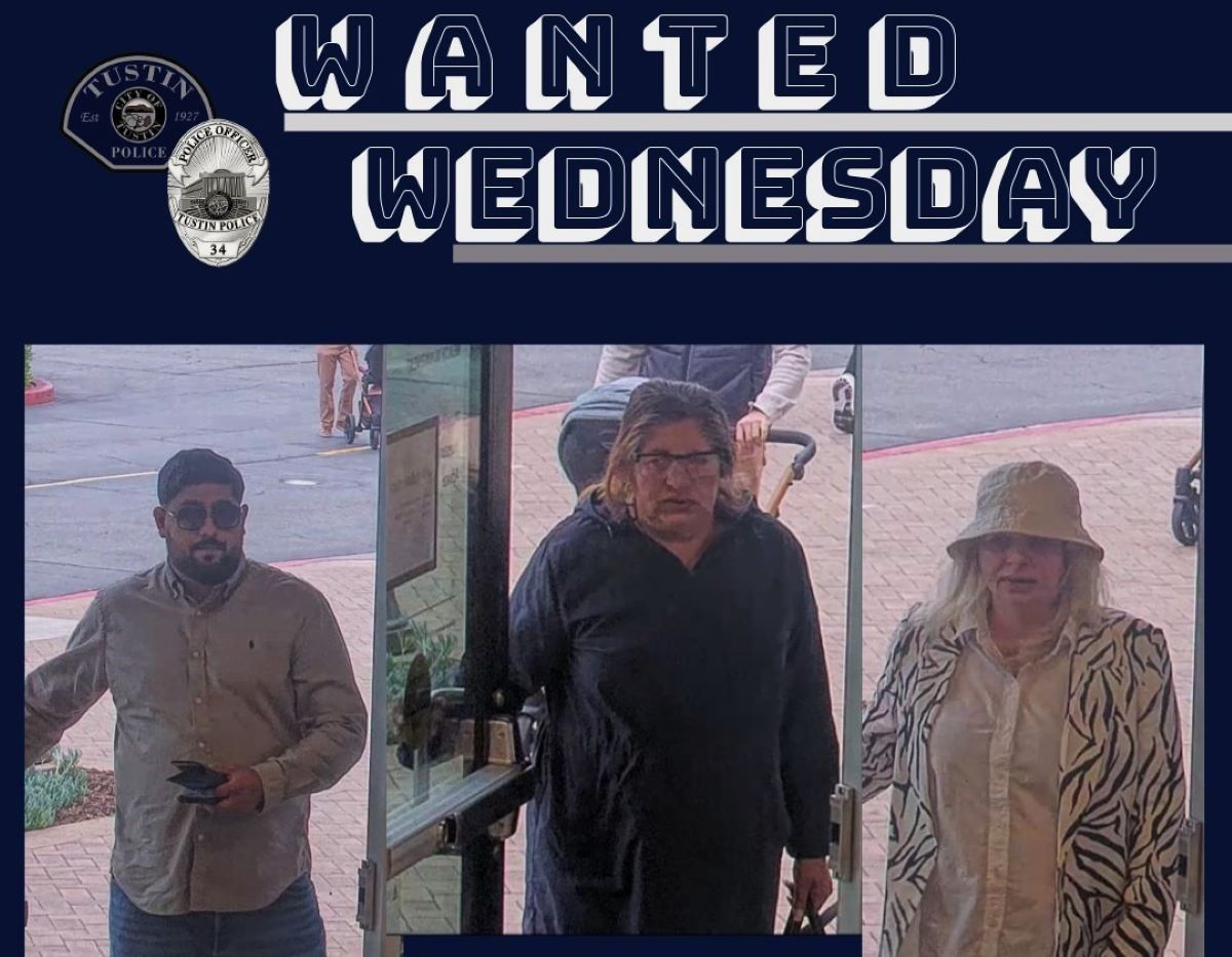 Debit card thieves wanted by the Tustin Police - New Santa Ana