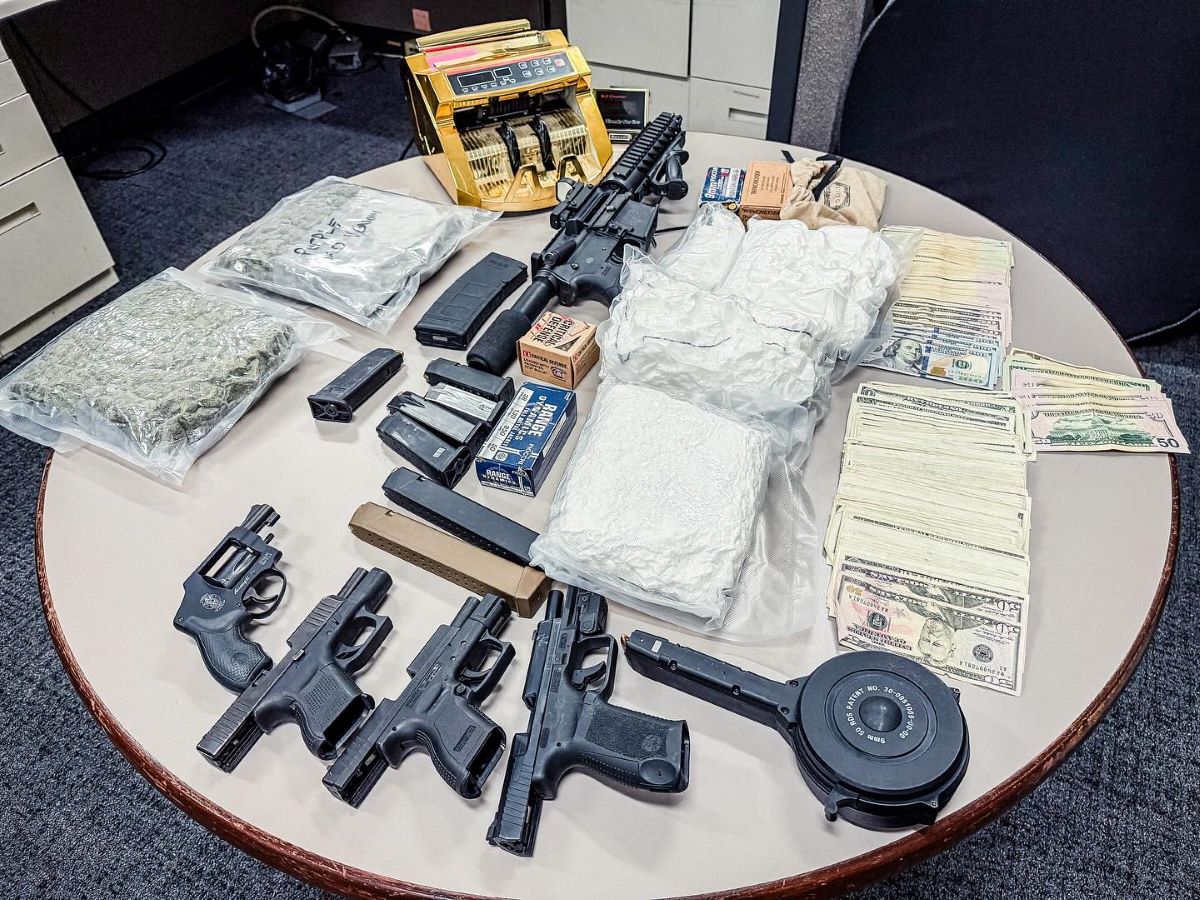 Police drug bust at Irvine, Santa Ana residences yields drugs, guns and ...